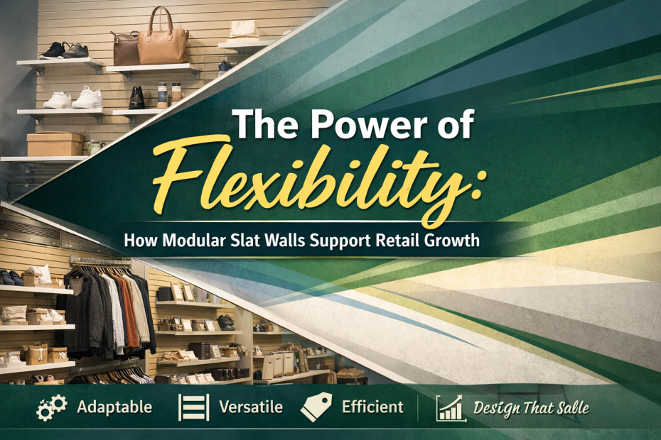 The Power of Flexibility: How Modular Slat Walls Support Retail Growth ...